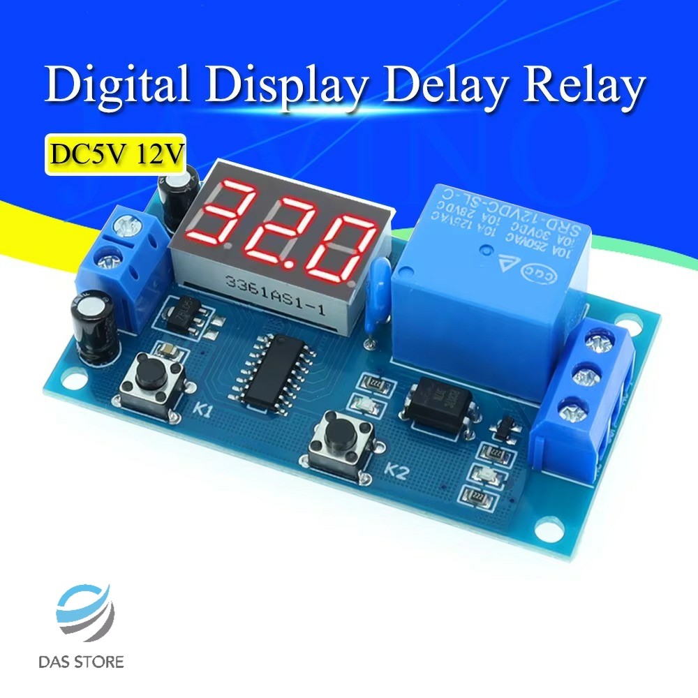 Jual Digital Time Delay Relay VDC Module 2B3D Timer Digital Mesin Tetas | Shopee Indonesia