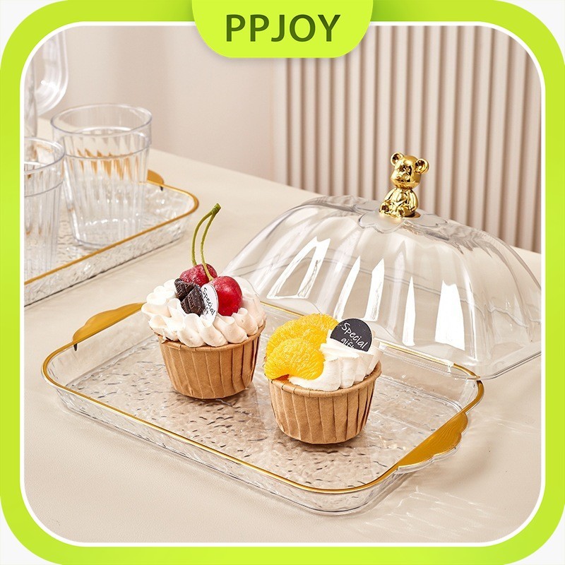 Jual 1 SET Kotak Roti dan Kue Tempat Penyimpanan Roti Wadah Saji Nampan ...