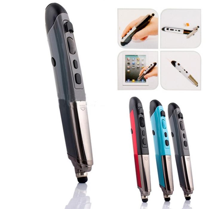 Jual 4in1 Wireless Pen mouse 3DPI, Stylus Touch, Laser Pointer, Open ...