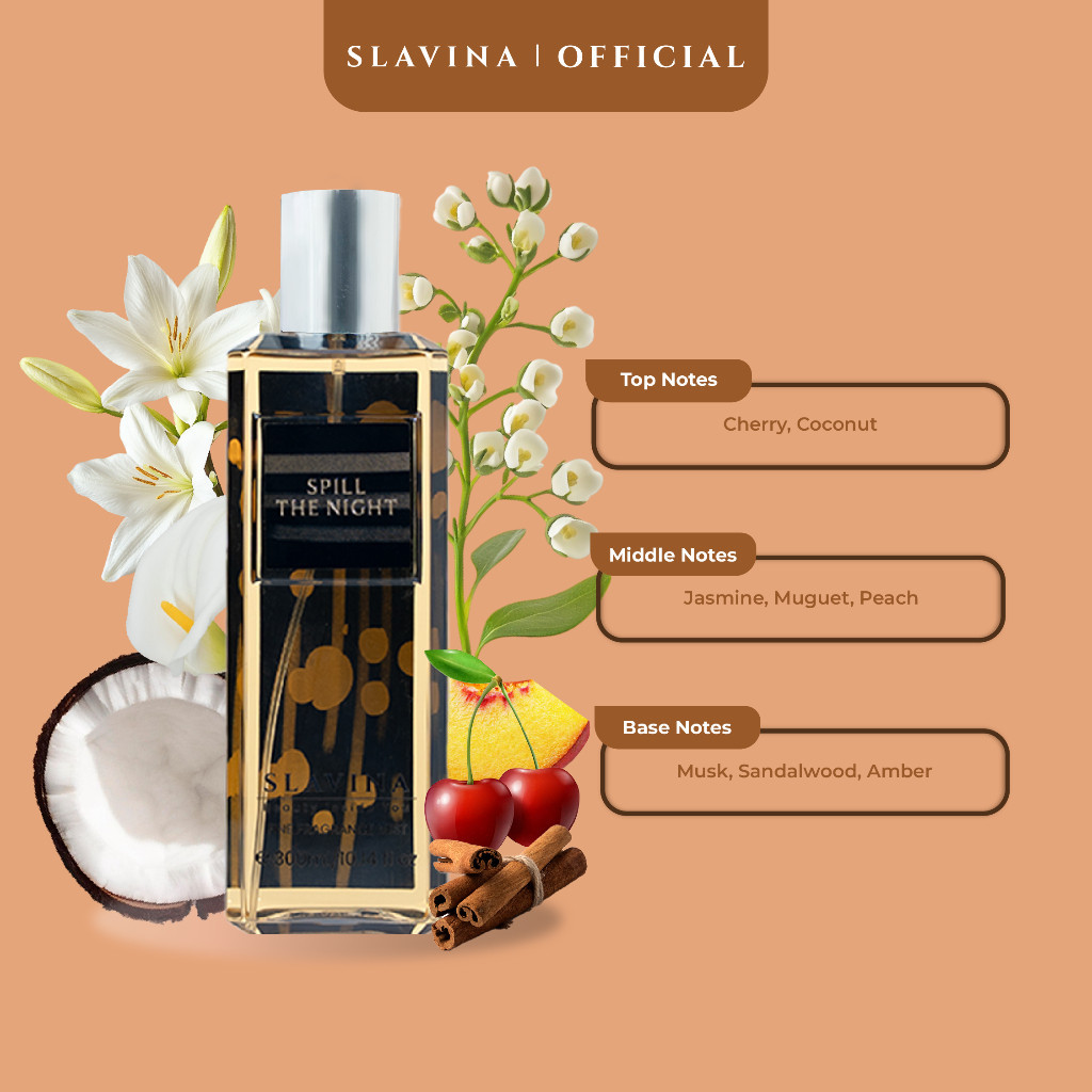 Jual SLAVINA BODY MIST 300ML SPILL THE NIGHT - FRAGRANCE PARFUM NAGITA SLAVINA - PARFUM BADAN ...