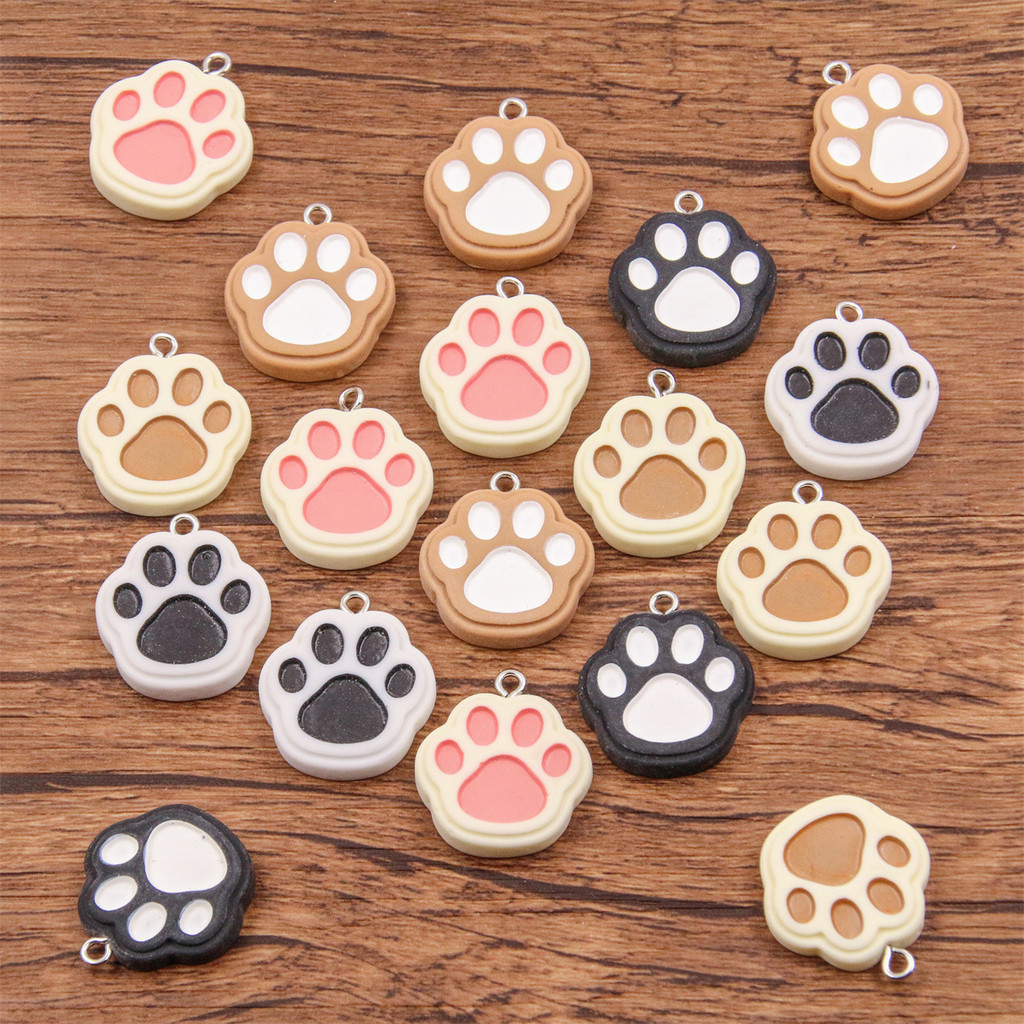 Jual 1 Pcs Charm Liontin Akrilik - CAT DOG PAW TELAPAK KAKI TYPE 002 ...