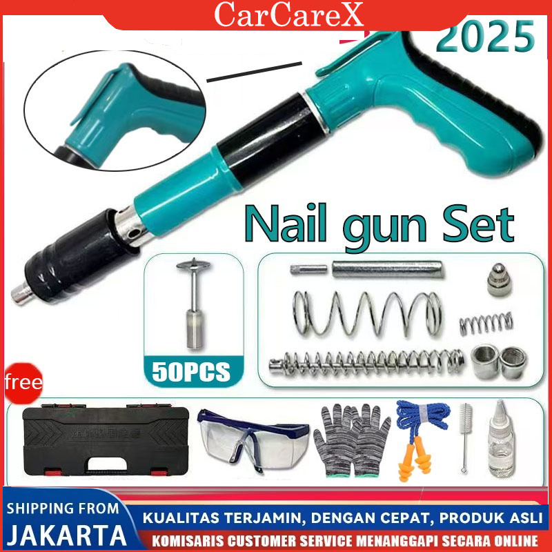 Jual paku tembak beton/Desain terbaru pistol paku 2025 portabel dengan ...
