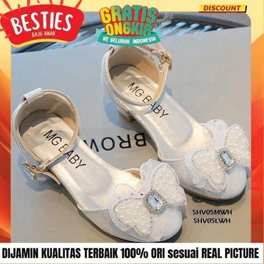 Jual Sepatu Pesta Kondangan Princess Anak Perempuan Cewek Heels Import ...