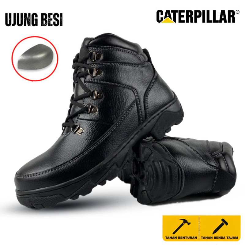 Jual Sepatu Safety Caterpillar Safety Shoes Low Cut Ujung Besi Tipe OS ...