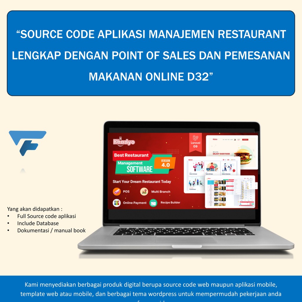 Jual SOURCE CODE APLIKASI MANAJEMEN RESTAURANT LENGKAP DENGAN POINT OF ...