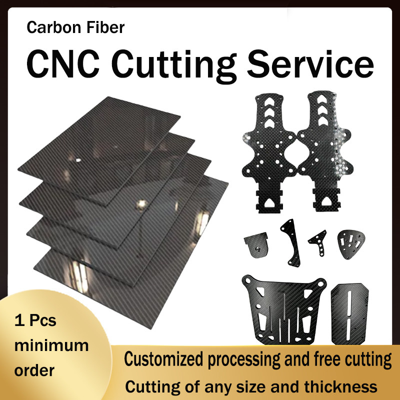 Jual Customized Carbon Fiber CNC Cutting Plate Service DIY Carbon Fiber ...