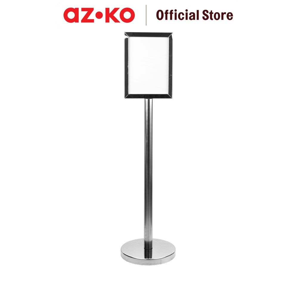 Jual AZKO Krisbow Signboard A4 - Silver Sign Board Sticker Penanda ...