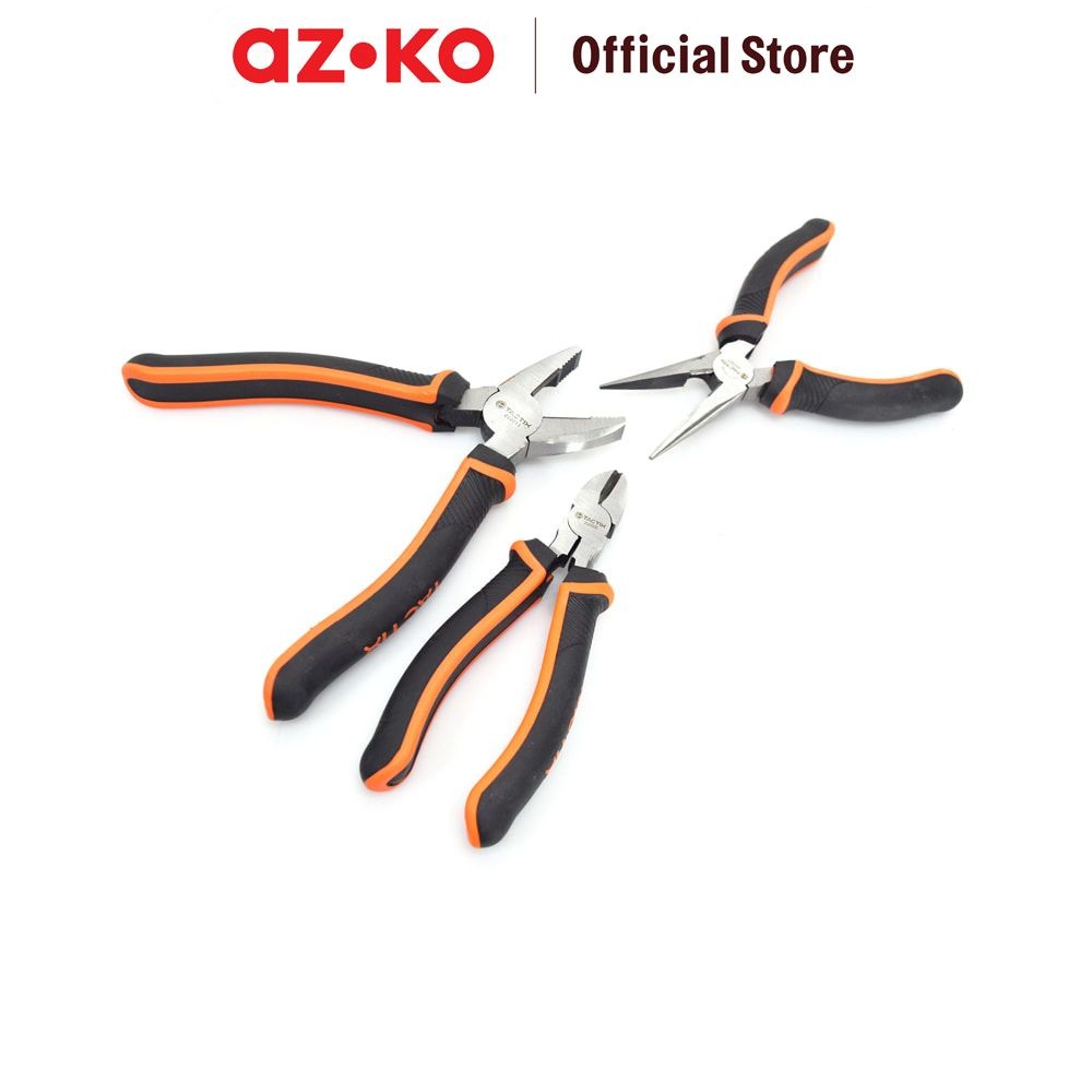 Jual AZKO Tactix Set Tang Multifungsi 3 Pcs Pliers Hand Tool Alat ...