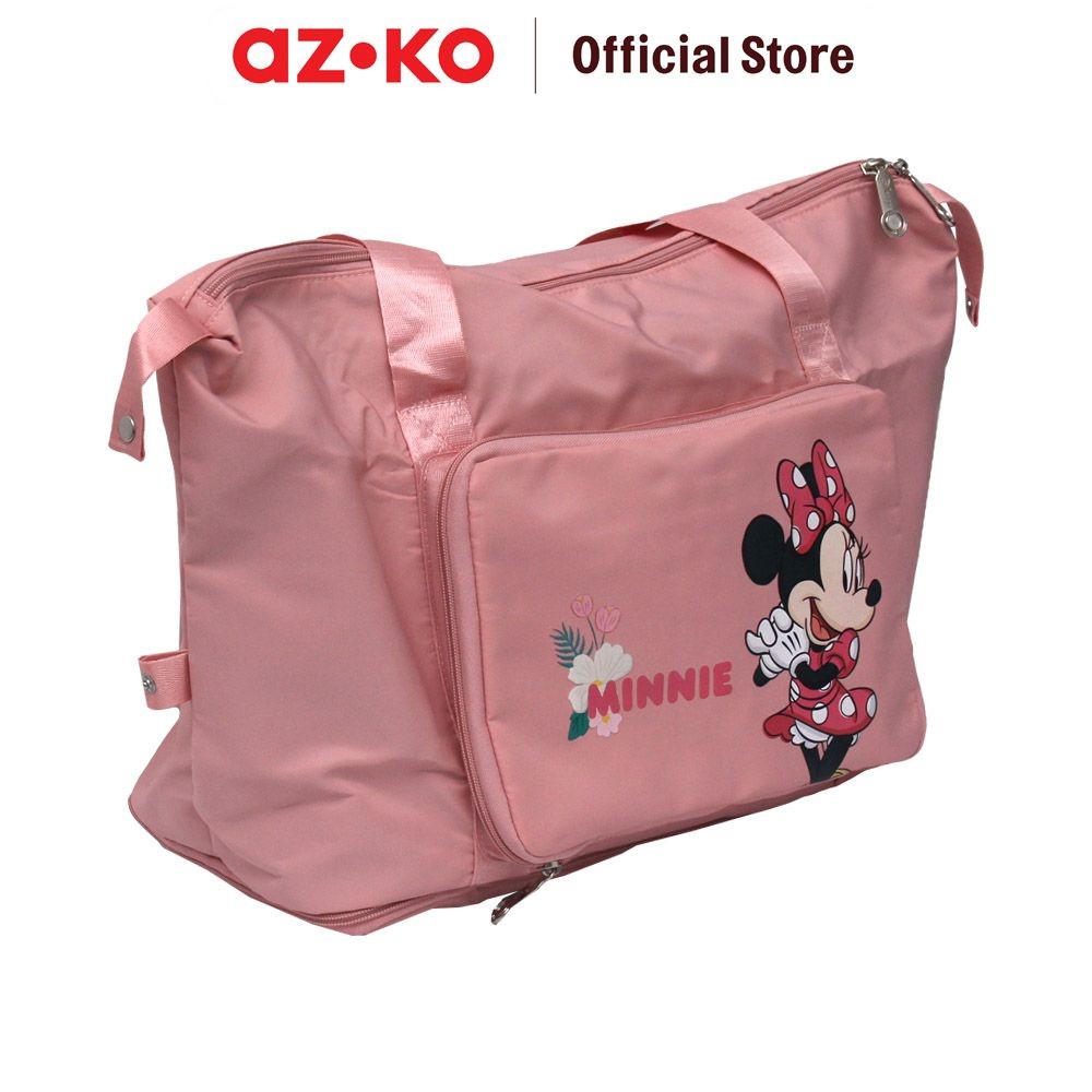 Jual AZKO Disney Tas Duffle Lipat Mickey Mouse - Pink | Shopee Indonesia