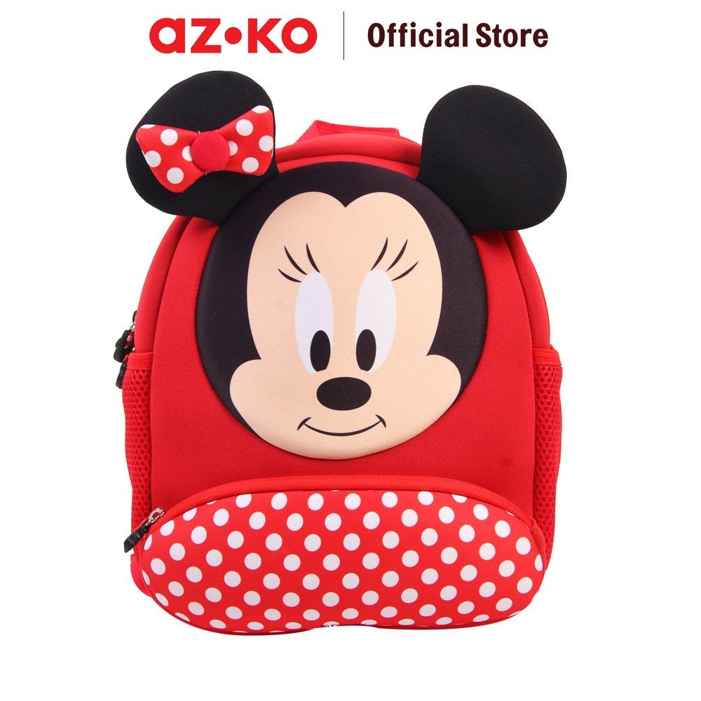 Jual AZKO Disney Tas Ransel Anak Minnie Mouse Kids Backpack Tas ...