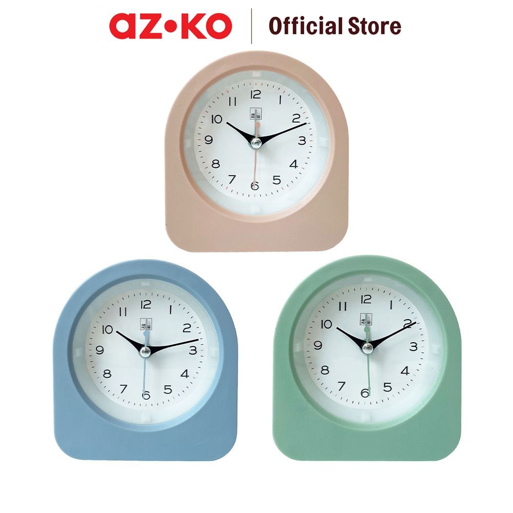 Jual AZKO Arthome 9 cm Jam Weker Alarm Clock Waker Clock Jam Alarm ...