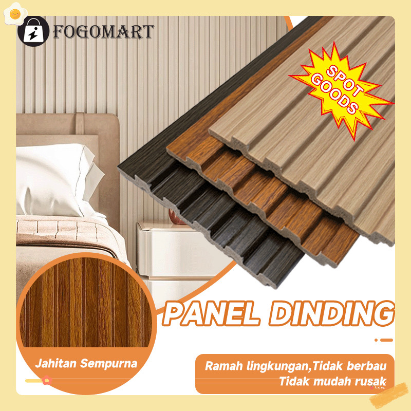 Jual 0.12meter x 1meter Wood Panel 3D WPC /Wall Panel WPC / WPC PANEL ...