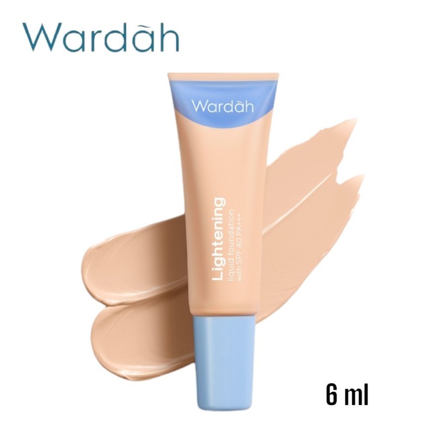 Jual Wardah - Lightening Liquid Foundation 6ml | Shopee Indonesia