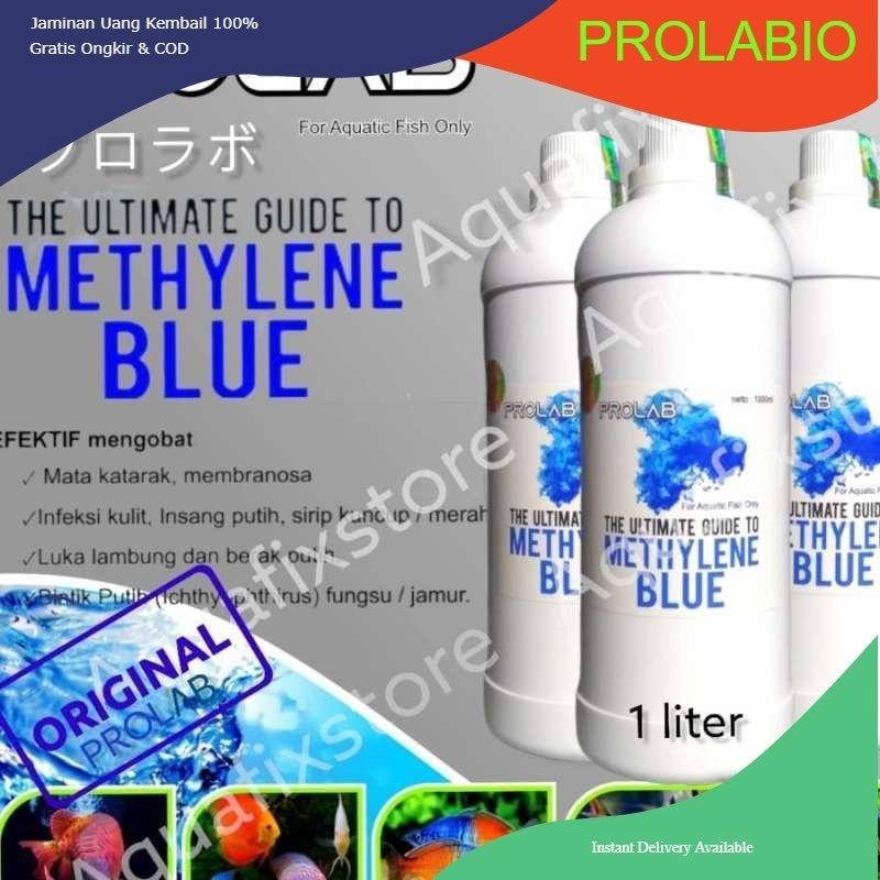 Jual methylene blue 1 liter/methlin blue/metilin blue obat biru | Shopee Indonesia