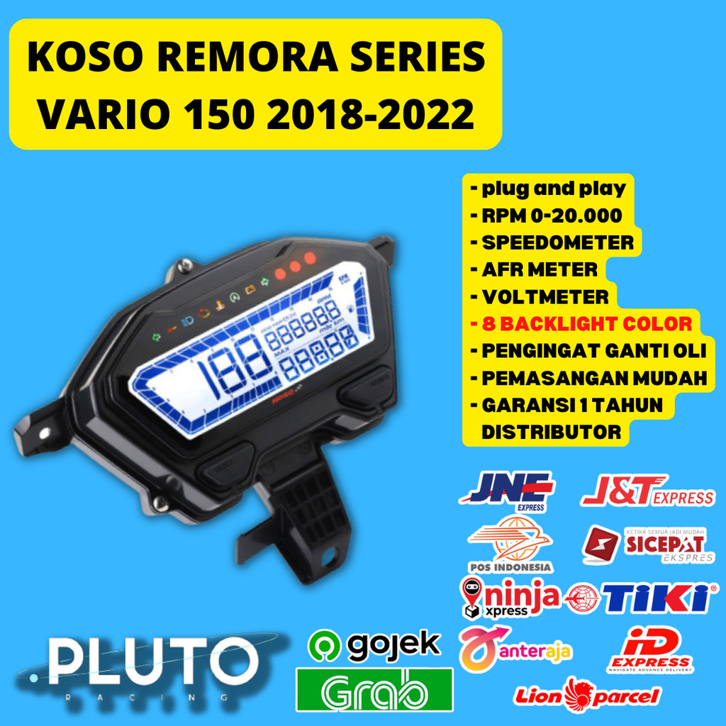 Jual Speedo Speedometer KOSO new VARIO 125 150 160 2018 2024 GARANSI ...
