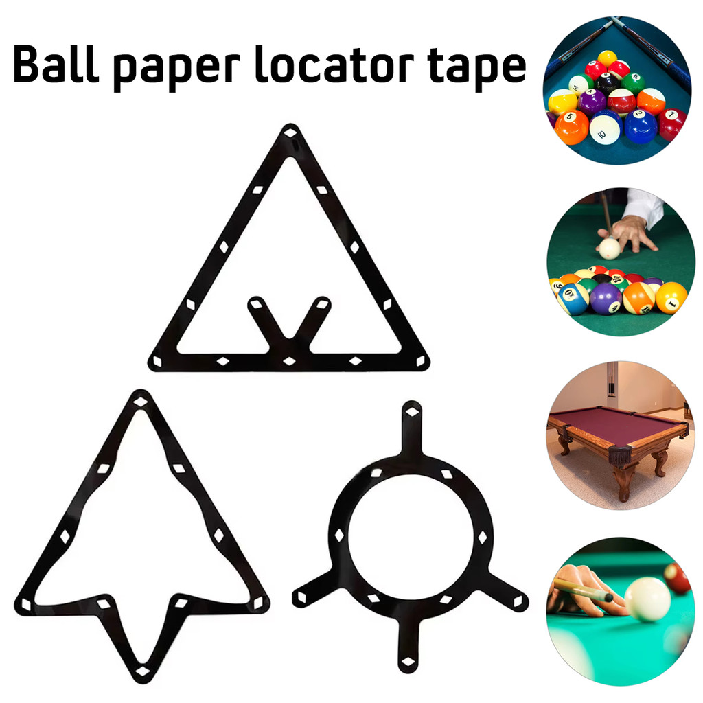 Jual 8/9Ball Triangle Billiard Bola Magic Ball Rack Kertas Biliar Magic ...