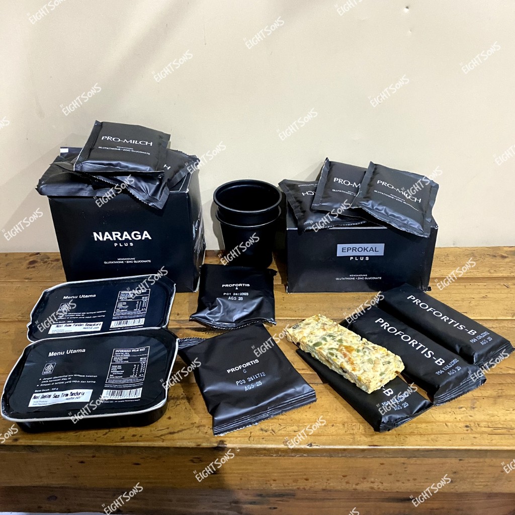 Jual 1 PAKET Ransum NARAGA EPROKAL PLUS TNI EXP FEBRUARI 2026 ASLI ...