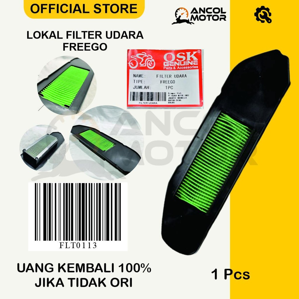Jual Lokal Saringan Filter Udara Yamaha Freego Gear 125 - Hawa Air Assy ...