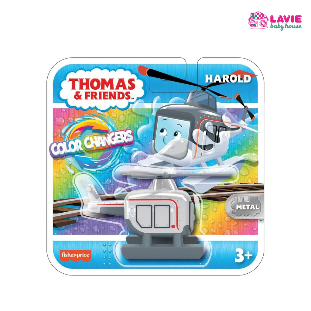 Jual Thomas & Friends Color Changers Harold Toy Train for Ages 3 ...
