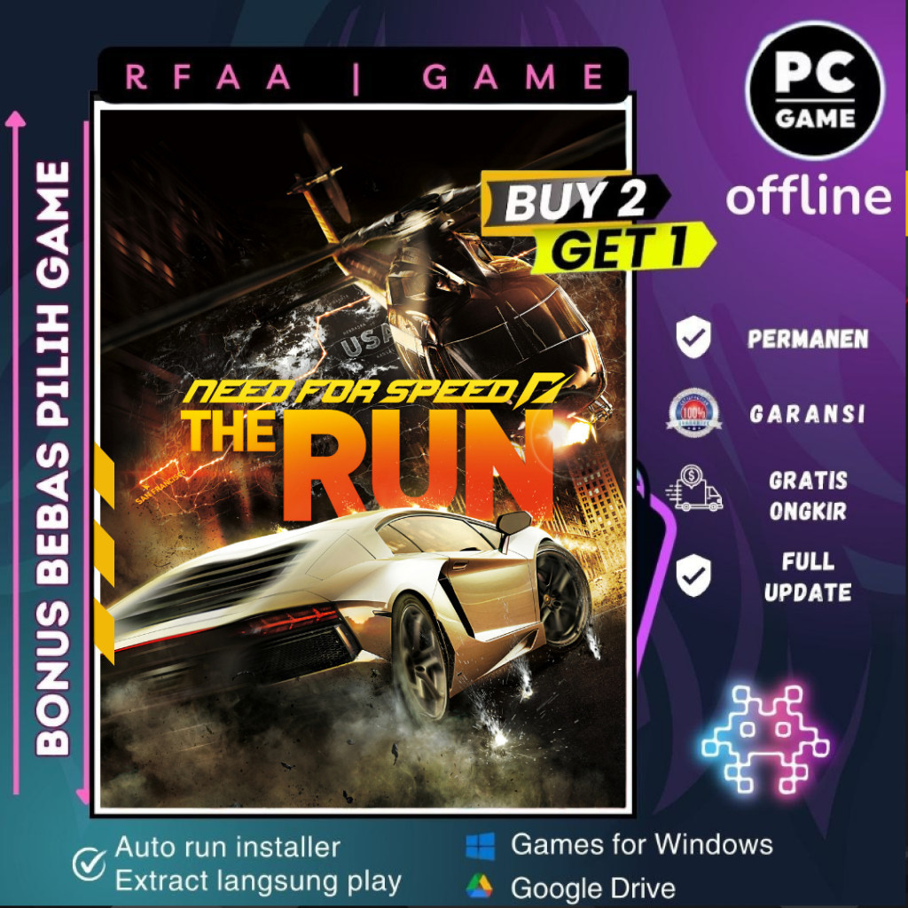 Jual NEED FOR SPEED THE RUN LIMITED EDITION | GAME PC - LAPTOP - DL ...