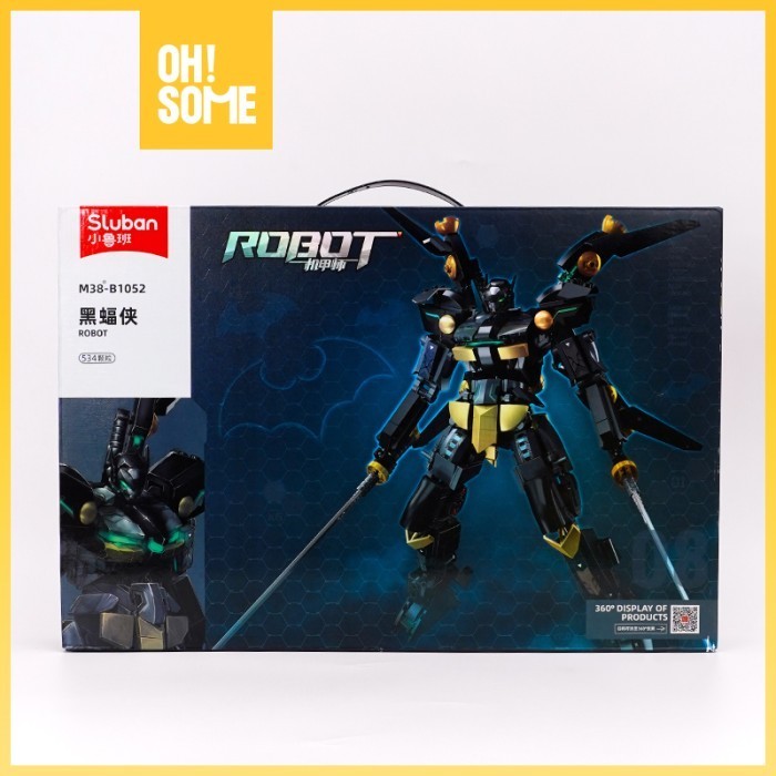 Jual OHSOME - Block Mainan Brick Blok Susun Robot Sluban Black Batman ...