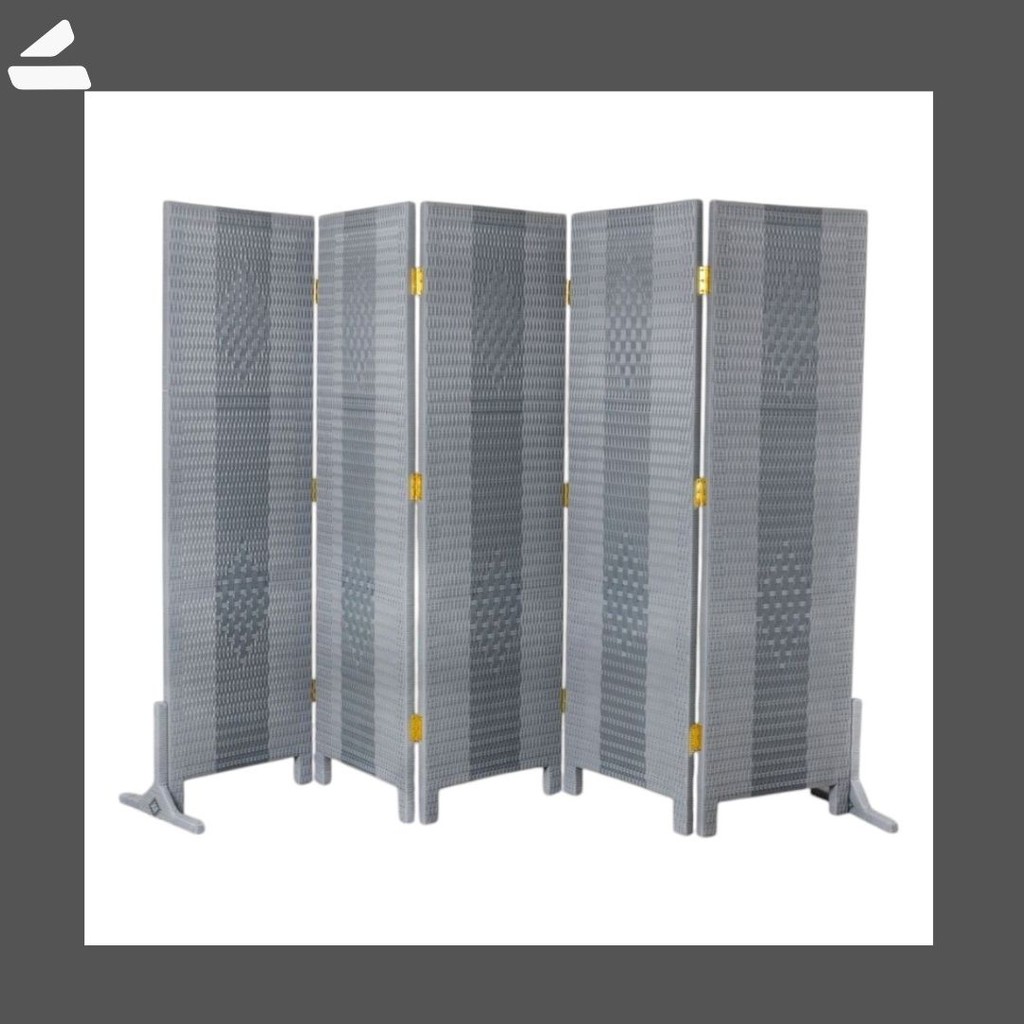 Jual Sketsel/Partisi/Penyekat Ruangan 4 Pintu Rotan Sintetis | Shopee ...