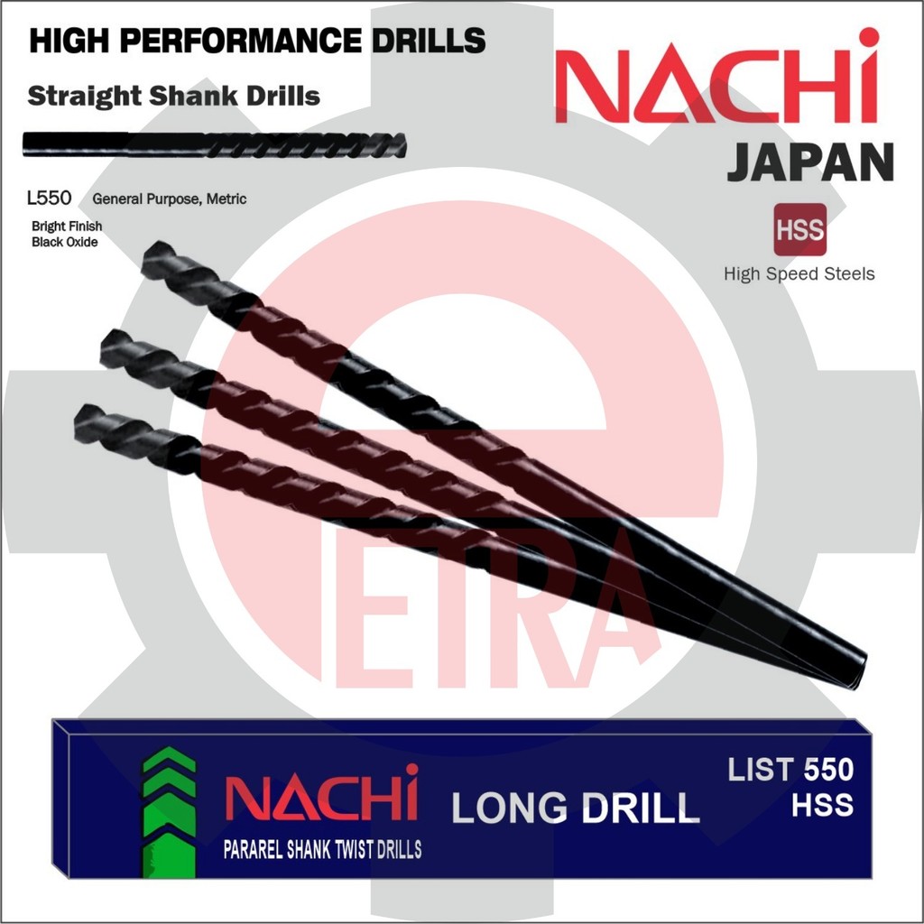 Jual Mata Bor Nachi 11mm X 250mm Panjang - Long Drill Nachi Long 11x250mm | Shopee Indonesia