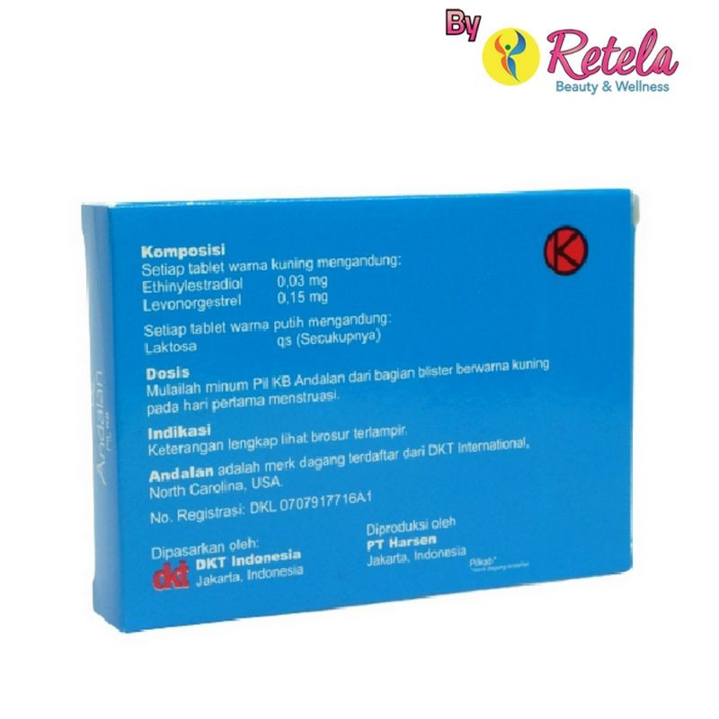 Jual ANDALAN PIL KB 1 STRIP 28 TABLET | Shopee Indonesia