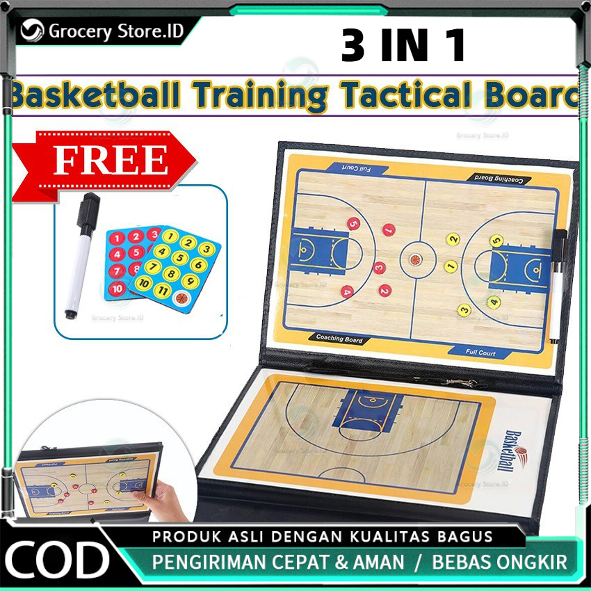 Jual Papan Strategi Basket Pelatih Basket Papan Taktik Pelatihan Coach ...