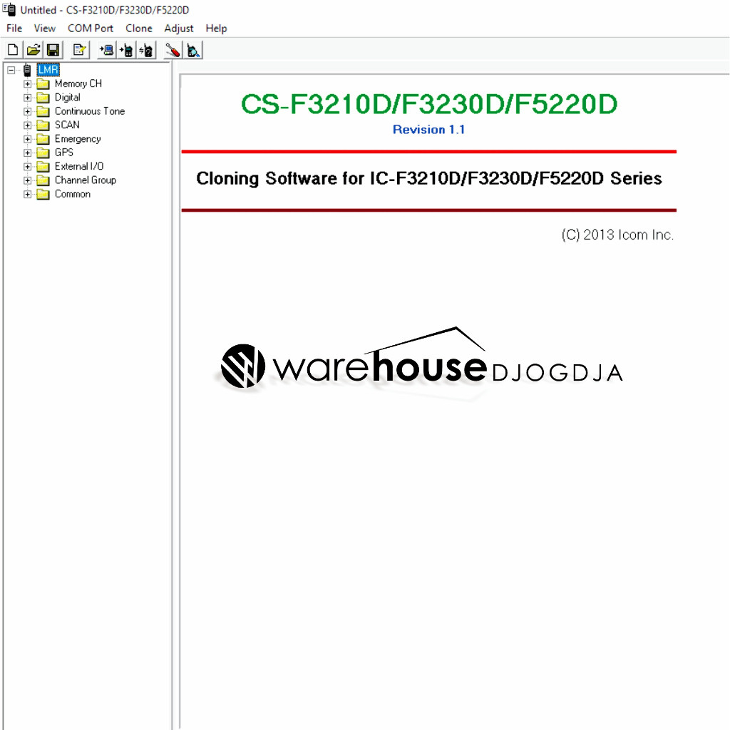 Jual Software Program Radio Icom CS-F3210D F4210D IC-F3230D F4230D IC ...