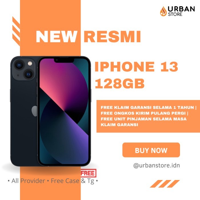 Jual iPhone 13 128GB (NEW) - Garansi Resmi Indonesia - Midnight & Starlight | Shopee Indonesia