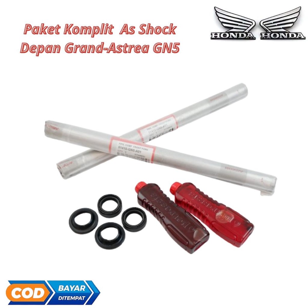 Jual Paket Komplit As Shock Depan Sepeda Grand - Astrea GN5 oil Oli ...