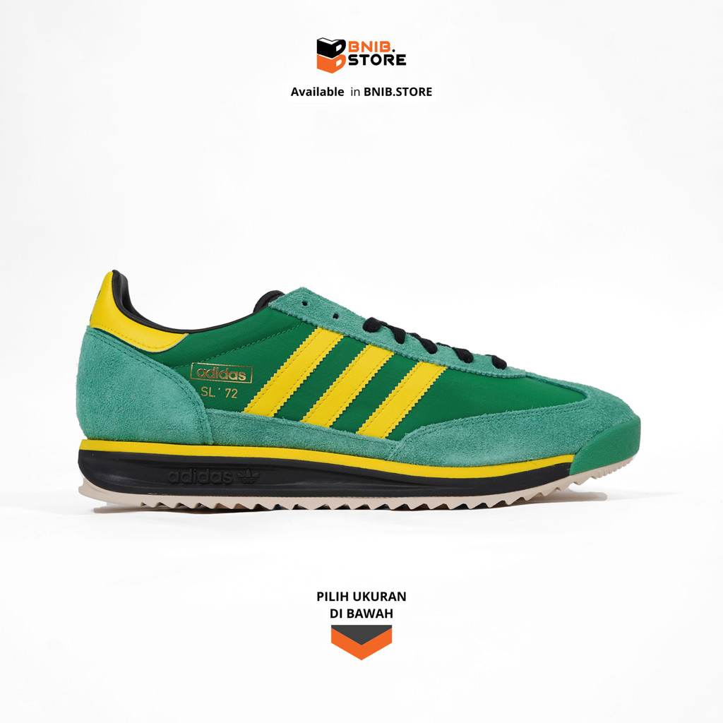 Jual Sepatu Sneakers/Lifestyle Adidas SL 72 RS Brazil Green Yellow Core ...