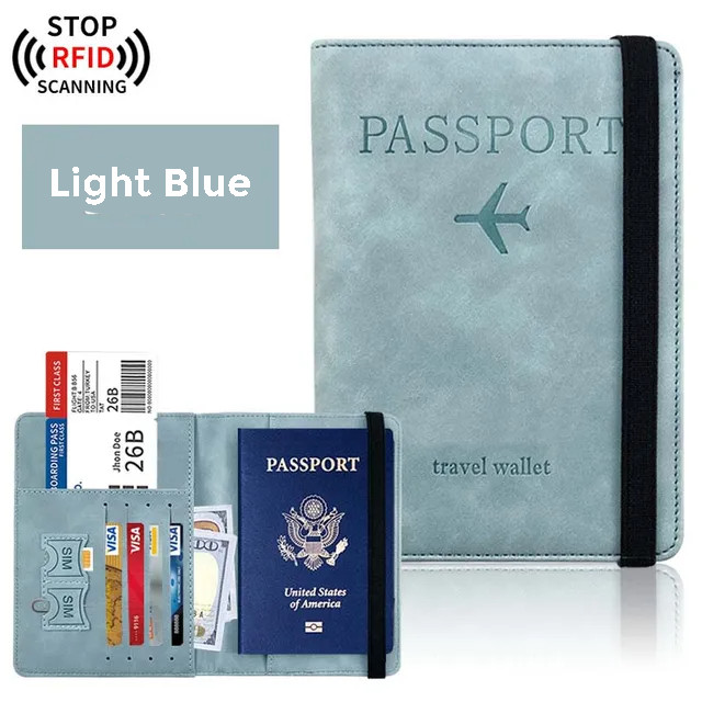 Jual Dompet paspor pelindung data - Dompet anti RFID untuk liburan ...
