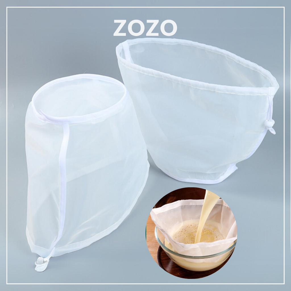 Jual ZOZO Saringan Susu Kedelai Kain Peras Santan Almond Juice Yogurt ...