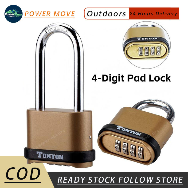 Jual 4 Digit Gembok Alarm Untuk Pintu Garasi Gembok Padlock Anti Air ...