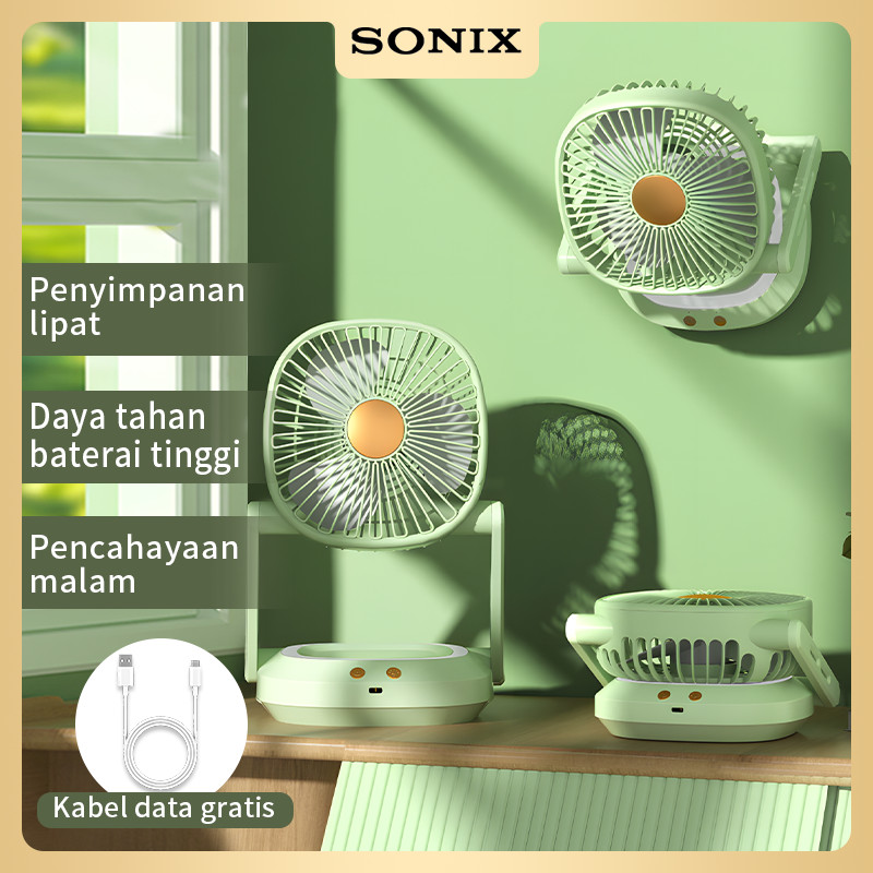 Jual Sonix SF05 Kipas Penyimpanan USB Fan Kipas Angin Portable Cas ...