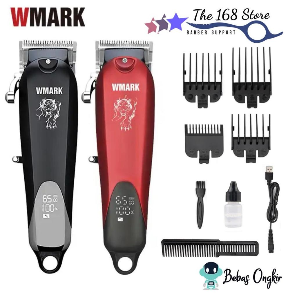Jual WMARK Hair Clipper Magic Taper Professional Elektrik Digital LED Alat Cukur Rambut 6500 RPM ...
