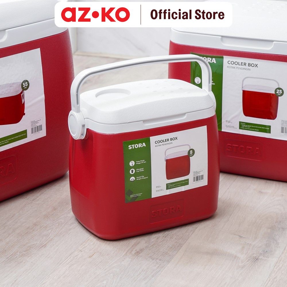 Jual AZKO Stora 8 ltr Flip Box Pendingin Boks Pendingin Tempat Penjaga ...