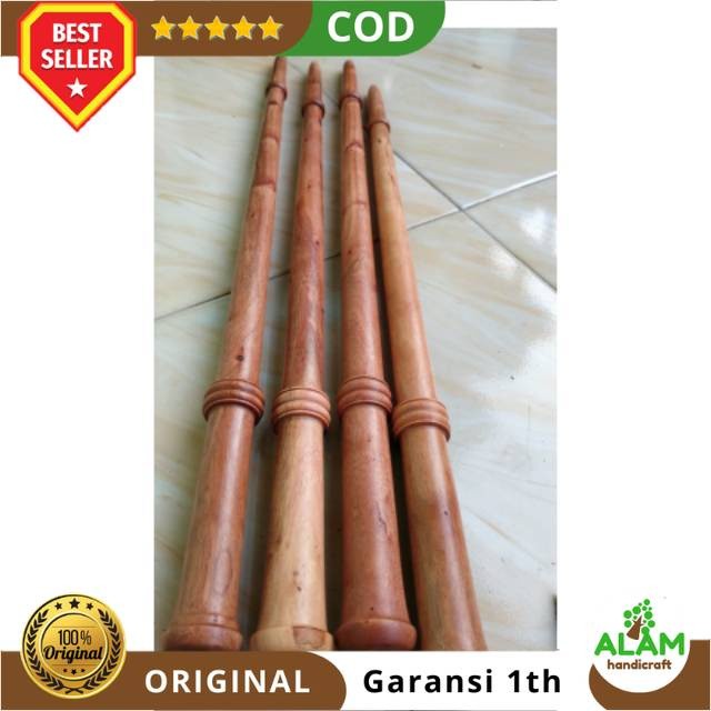 Jual Tongkat Komando Kayu Stigi Laut asli Gratis Pipa Once Stigi ...