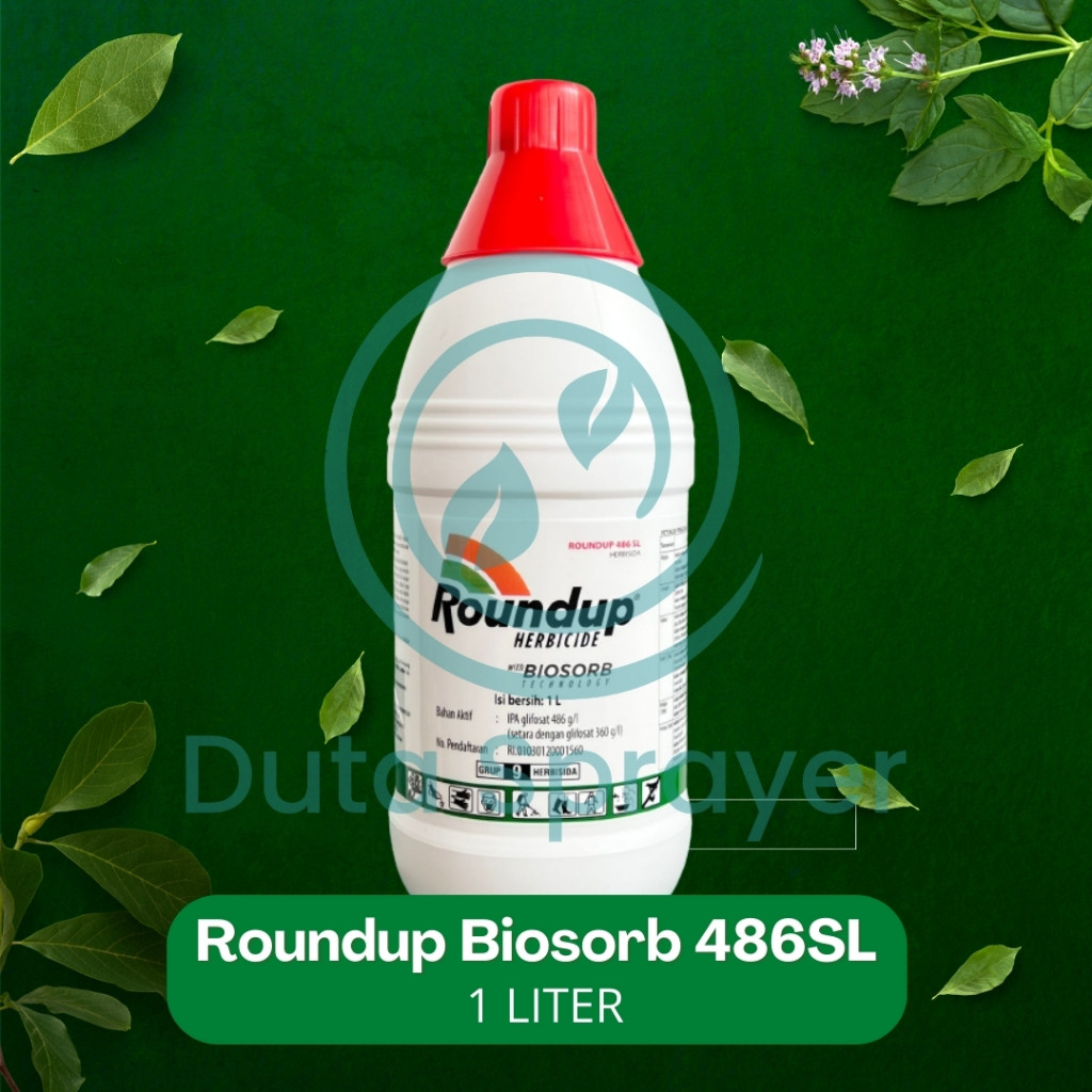 Jual JY39SD Roundup Biosorb 486 SL 1L Round Up Transorb 440 SL 1 Liter ...