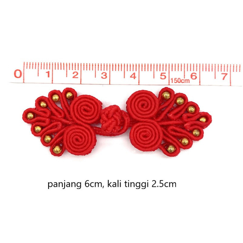 Jual Aplikasi Kancing Kain Cheongsam Hiasan Imlek | Shopee Indonesia