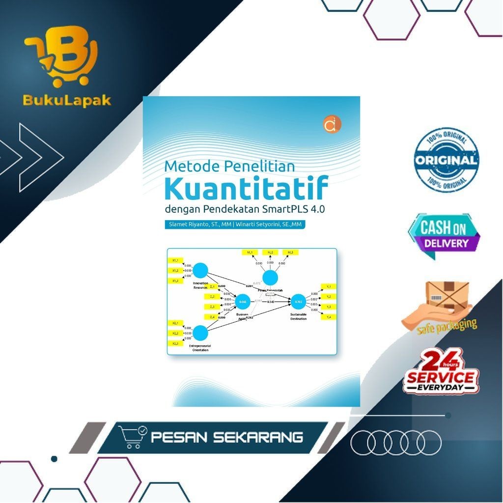 Jual Metode Penelitian Kuantitatif Dengan Pendekatan Smartpls 4.0 ...