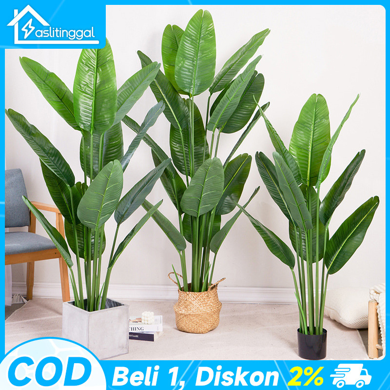 Jual DAUN MONSTERA JUMBO 18/24 CABANG DAUN MONSTERA ARTIFICIAL POT ...