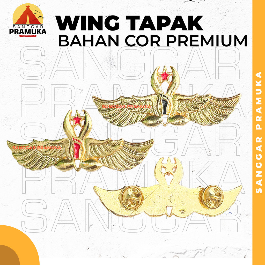 Jual Wing Tapak Pramuka / Wing Tapak Merah / Wing Tapak Hitam / Wing ...