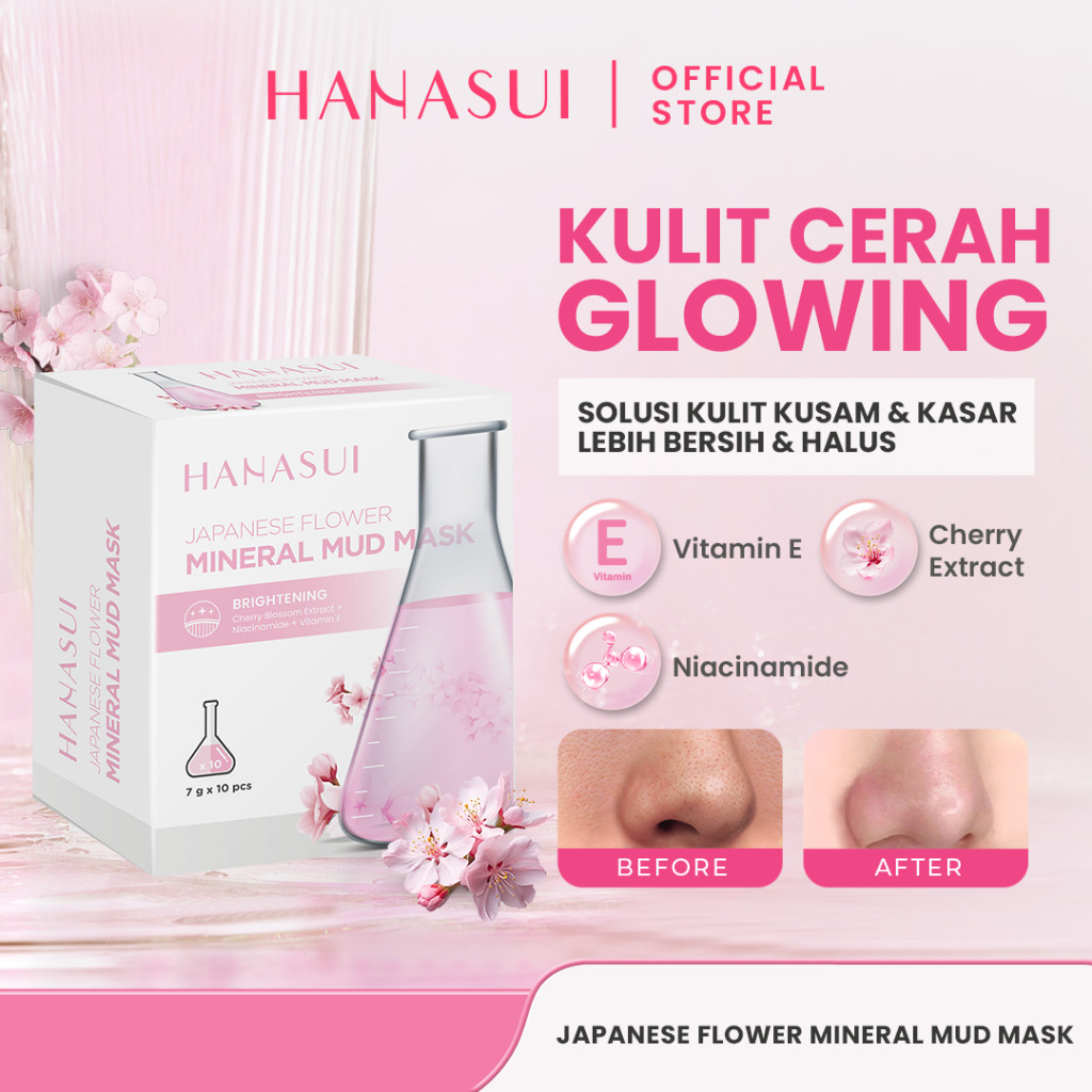 Jual Hanasui Mineral Mud Mask - Box | Shopee Indonesia