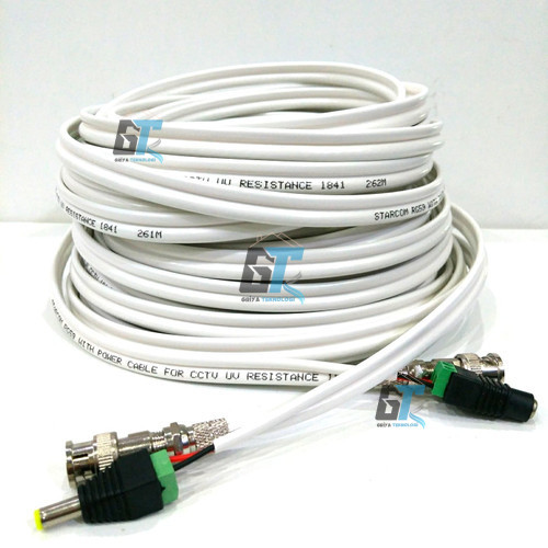 Jual Kabel CCTV jadi panjang 10 mtr RG59 plus power | Shopee Indonesia