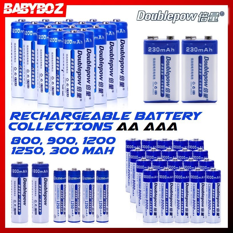Jual GROSIR - BATERAI AA AAA DOUBLEPOW Batu Baterai Alkaline CAS ULANG ...