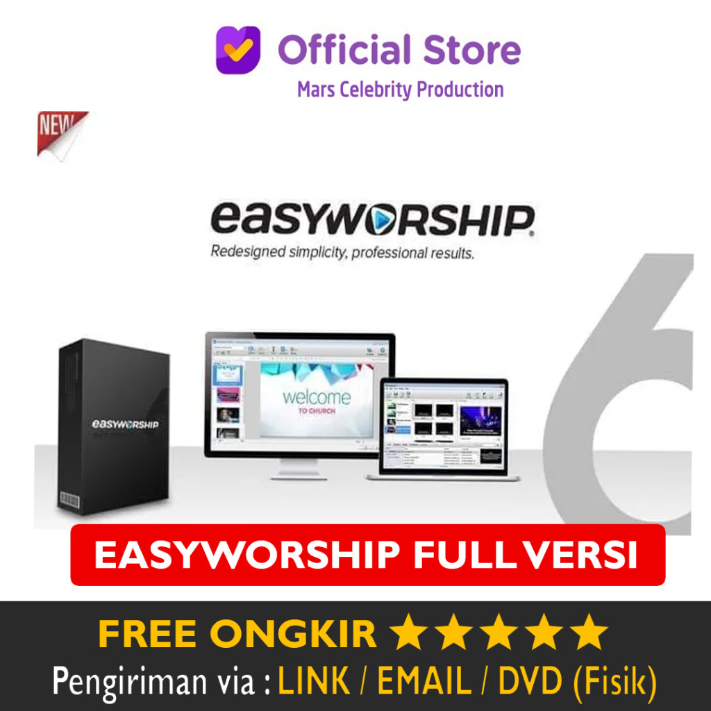 Jual Software Easyworship 2009 Easy worship 6 Full Version Terbaru ...