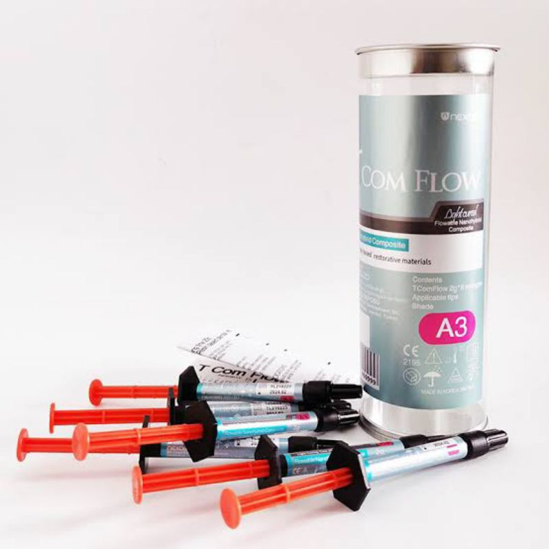 Jual Flowable composite Tcom Korea Composite flow nanohybride komposit flow bahan tambal gigi ...